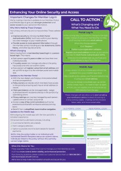 Registration Instructions for the ACA Health Online Member Portal & App ...